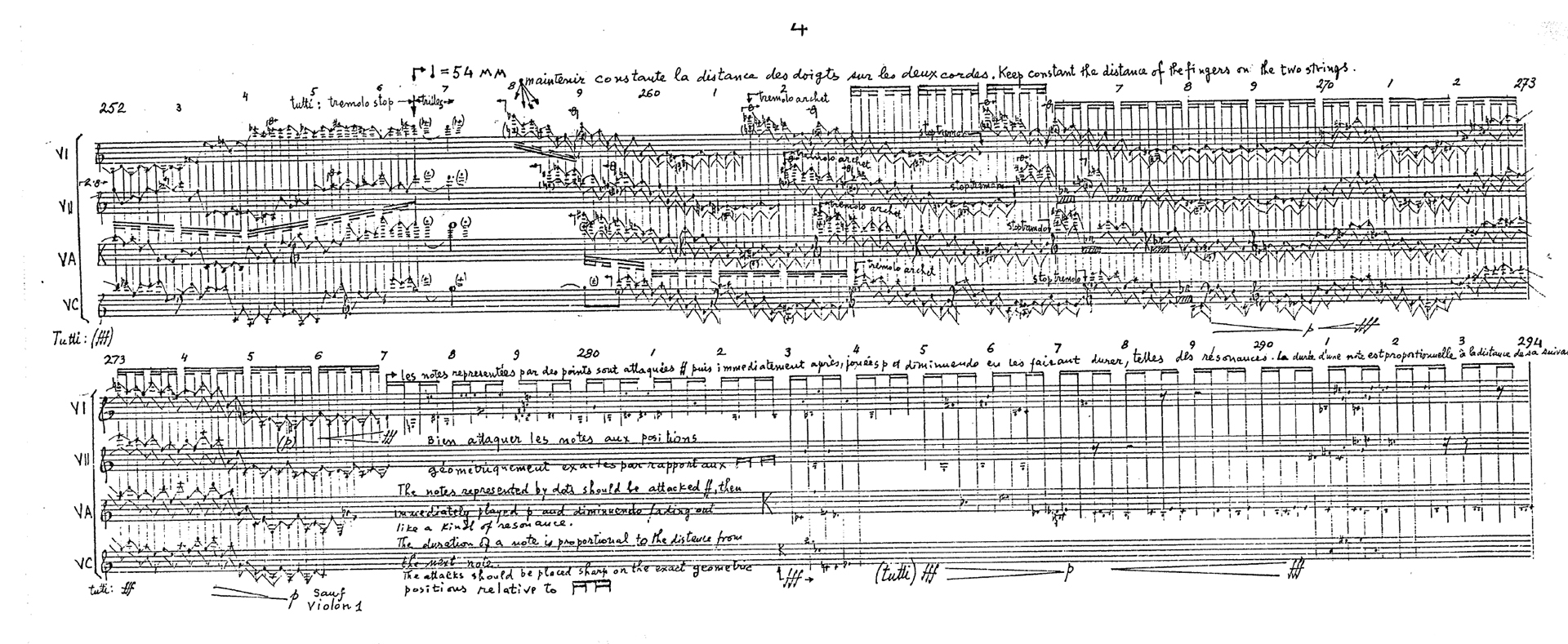 Tetras de Iannis Xenakis. - Ensemble intercontemporain